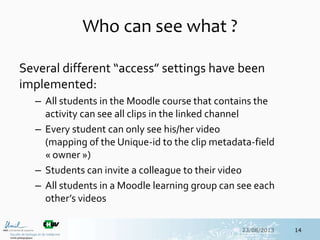Automated video recording workflow based on SWITCHcast | PPT
