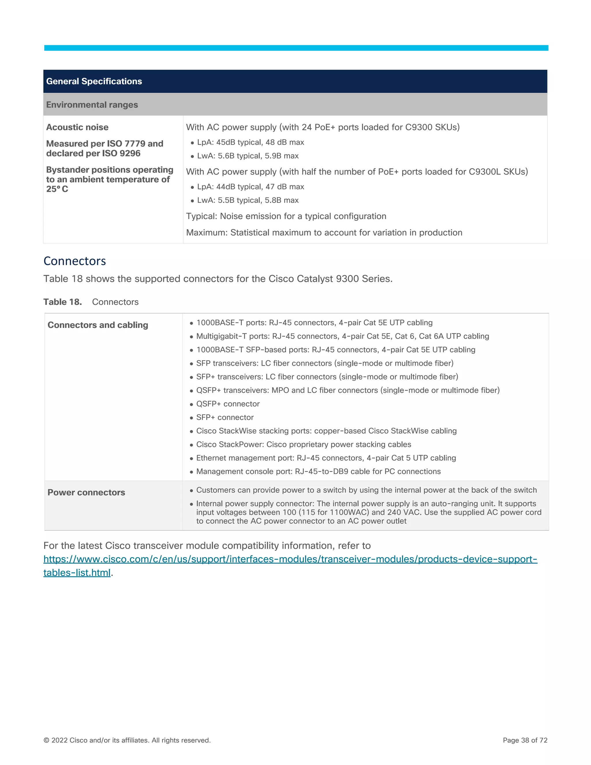 Switch Cisco Catalyst 9300 Datasheet (2022).pdf | Cloud Computing ...