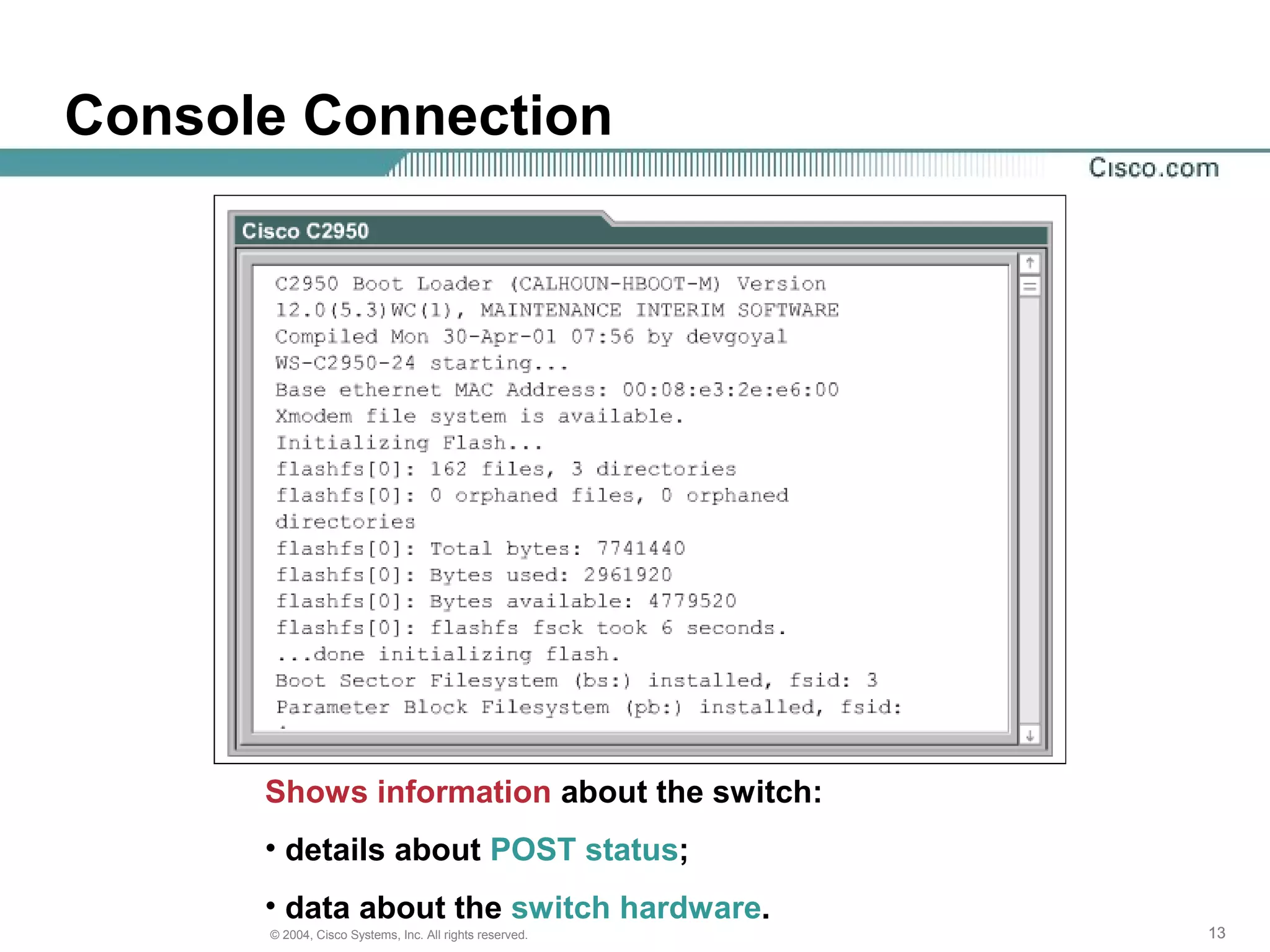 Switch configuration | PPT