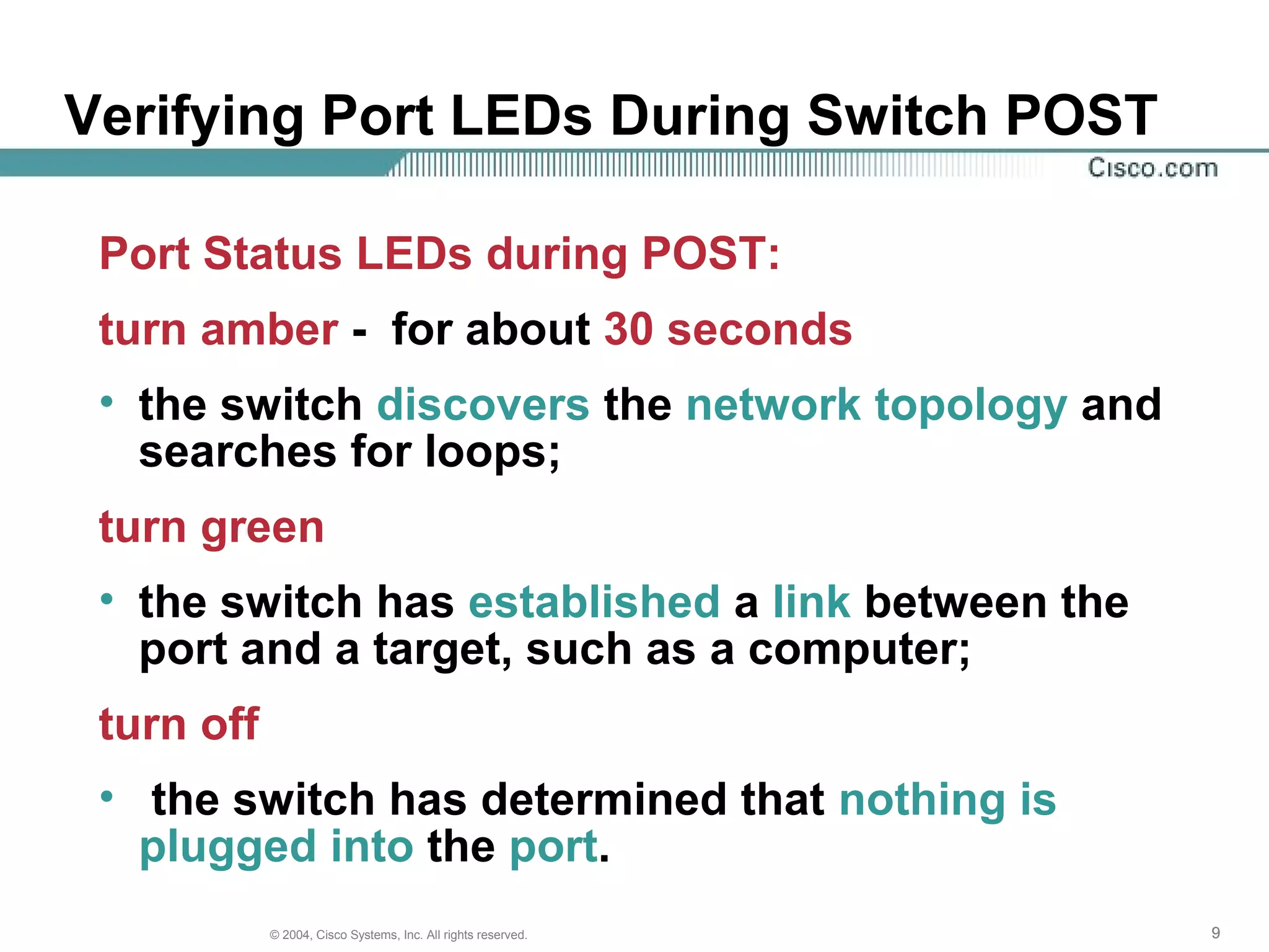 Switch configuration | PPT