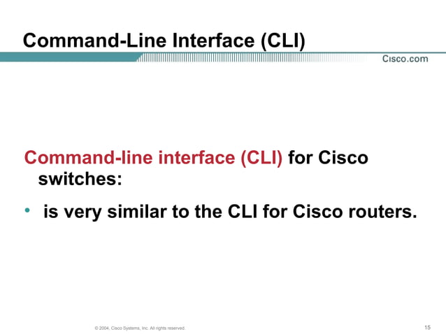 Switch configuration | PPT