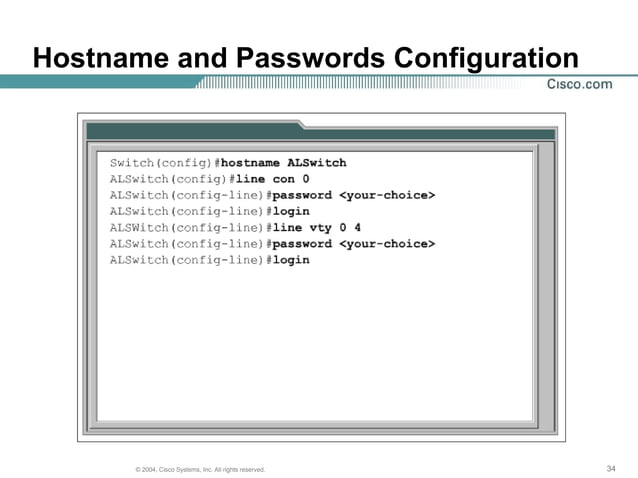 Switch configuration | PPT