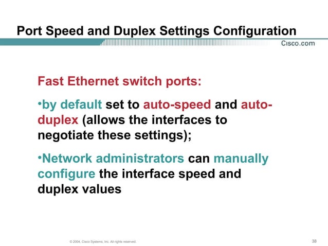 Switch configuration | PPT