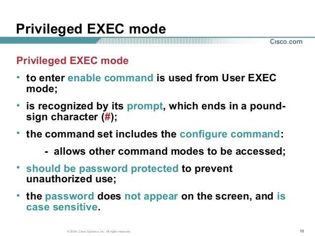 Switch Configuration