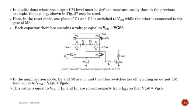 Switched Capacitor Circuitsshish Pptx Consumer Electronics Technology And Computing