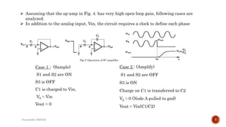 Switched capacitor circuits_shish | PPTX