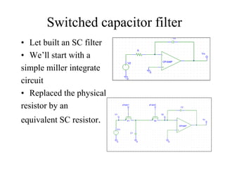 Switched capacitor filter | PPTX