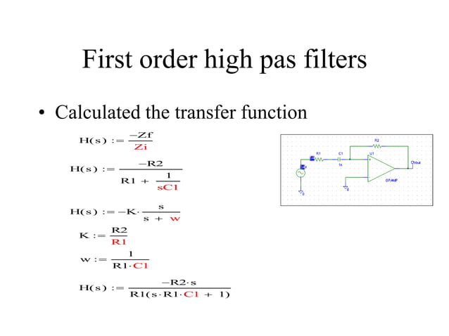 Switched capacitor filter | PPTX | Consumer Electronics | Technology ...