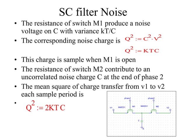 Switched capacitor filter | PPTX | Consumer Electronics | Technology ...