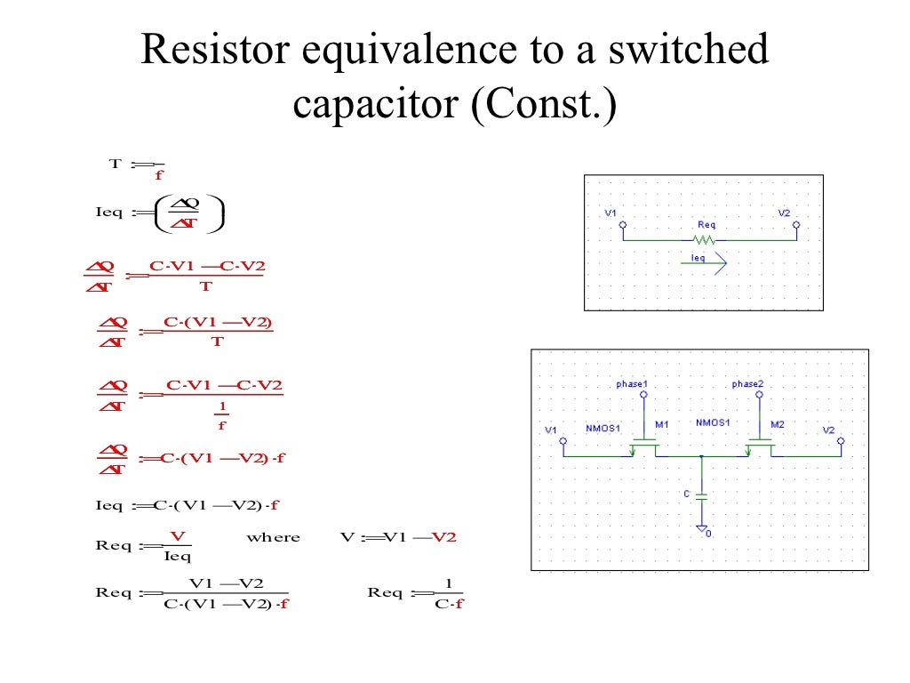 Switched Capacitor Filter