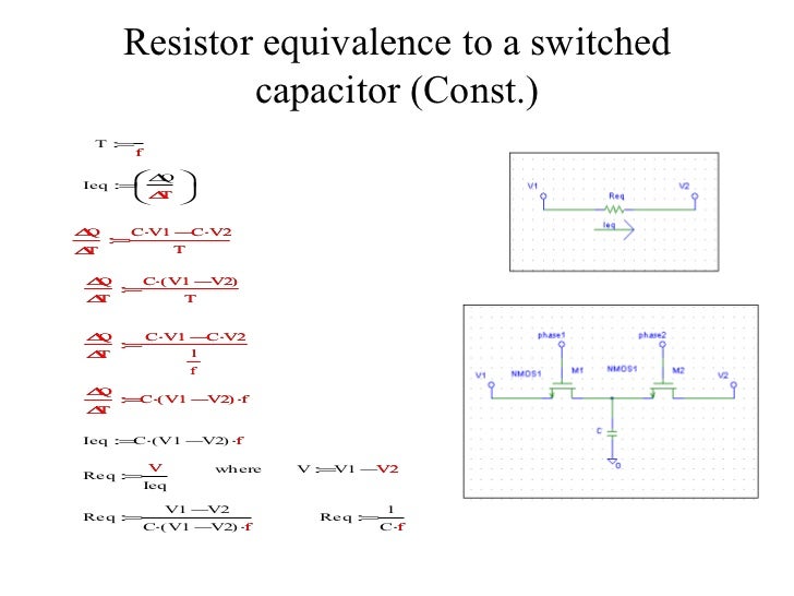 Switched capacitor filter