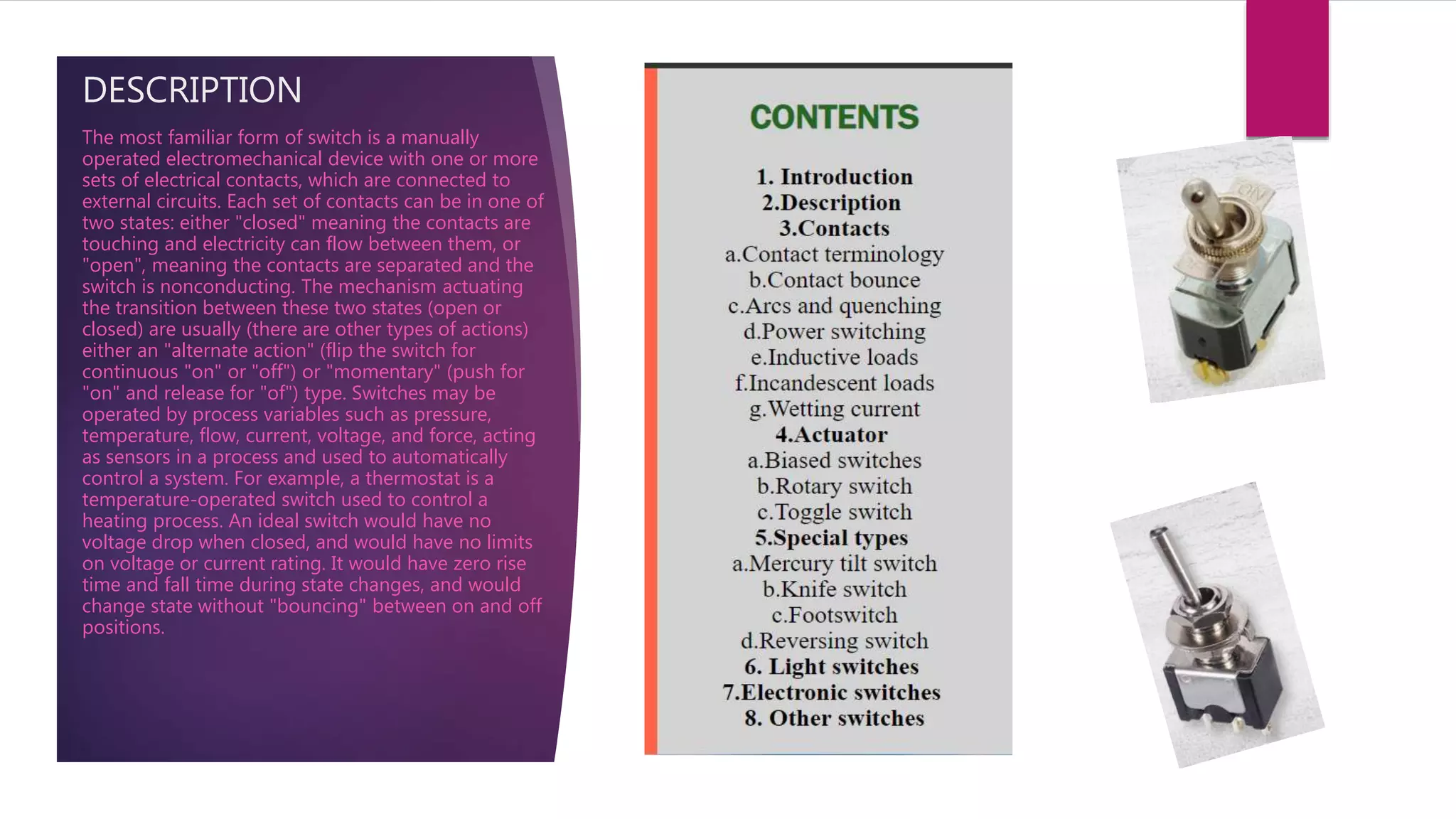 Switches | PPTX | Consumer Electronics | Technology & Computing