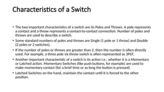 switches-210802065050.pptx switches and types | PPTX