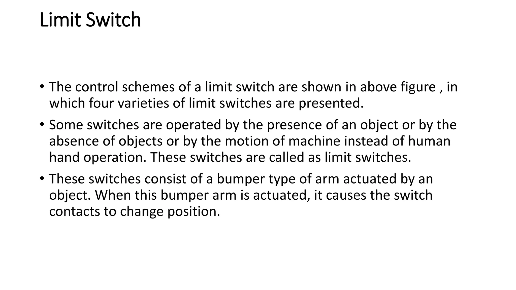 Types of Switches and Its Working | PPTX