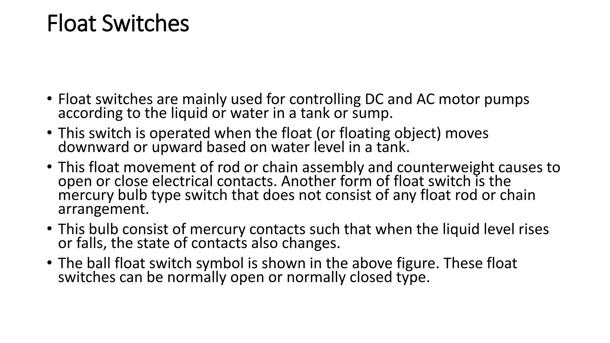 Types of Switches and Its Working | PPTX