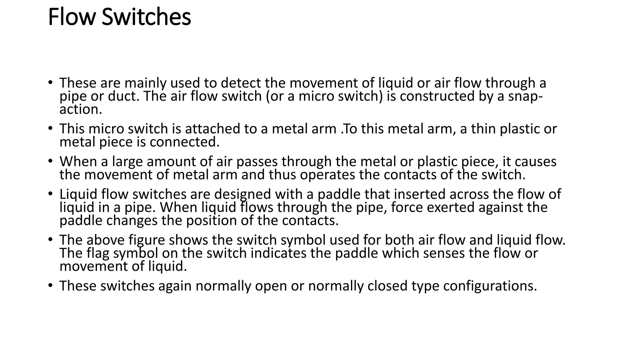 Types of Switches and Its Working | PPTX