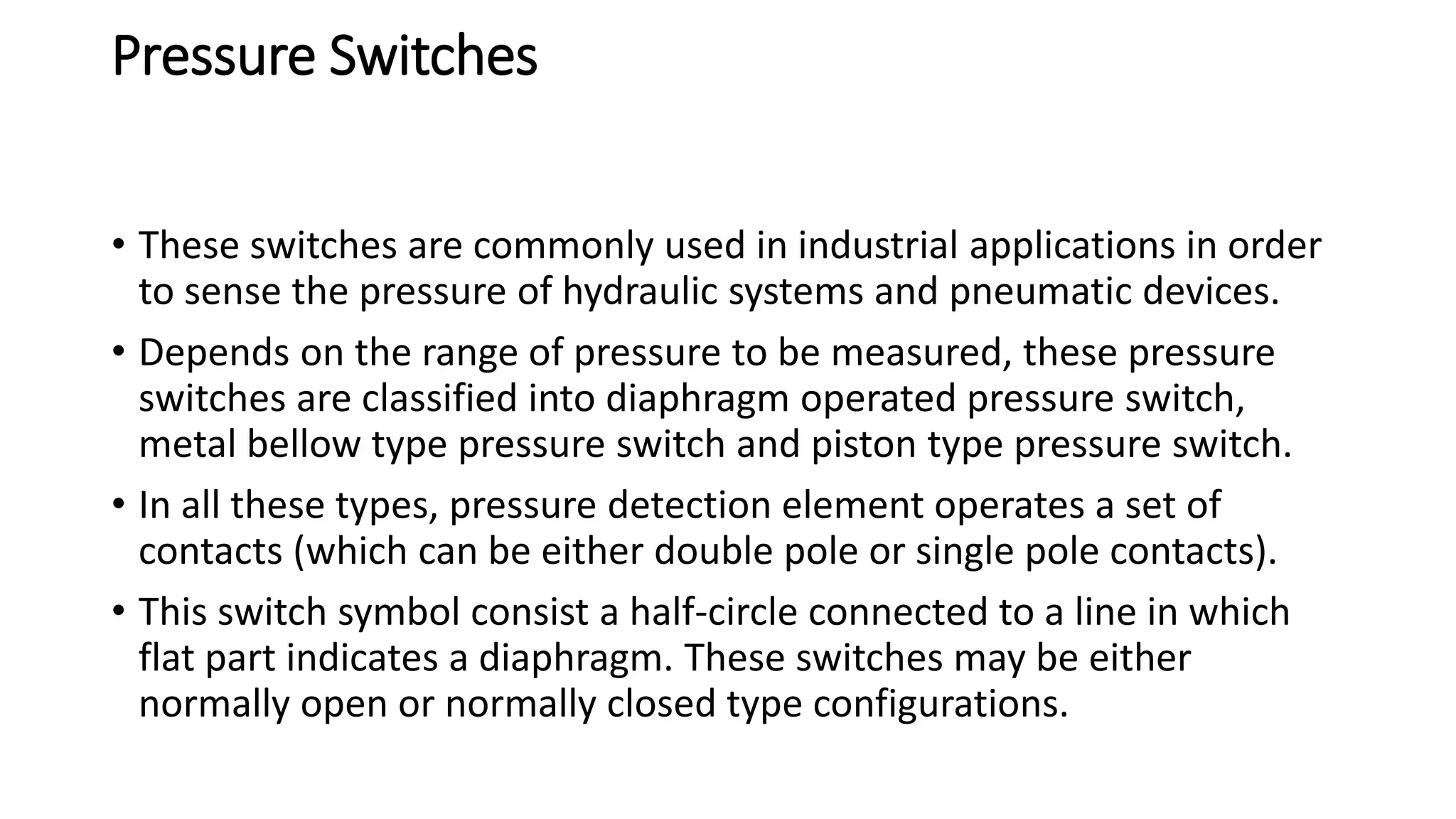 Types of Switches and Its Working | PPTX