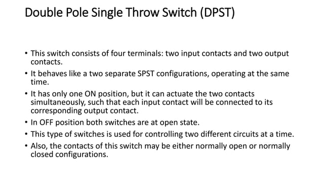 Types of Switches and Its Working | PPTX