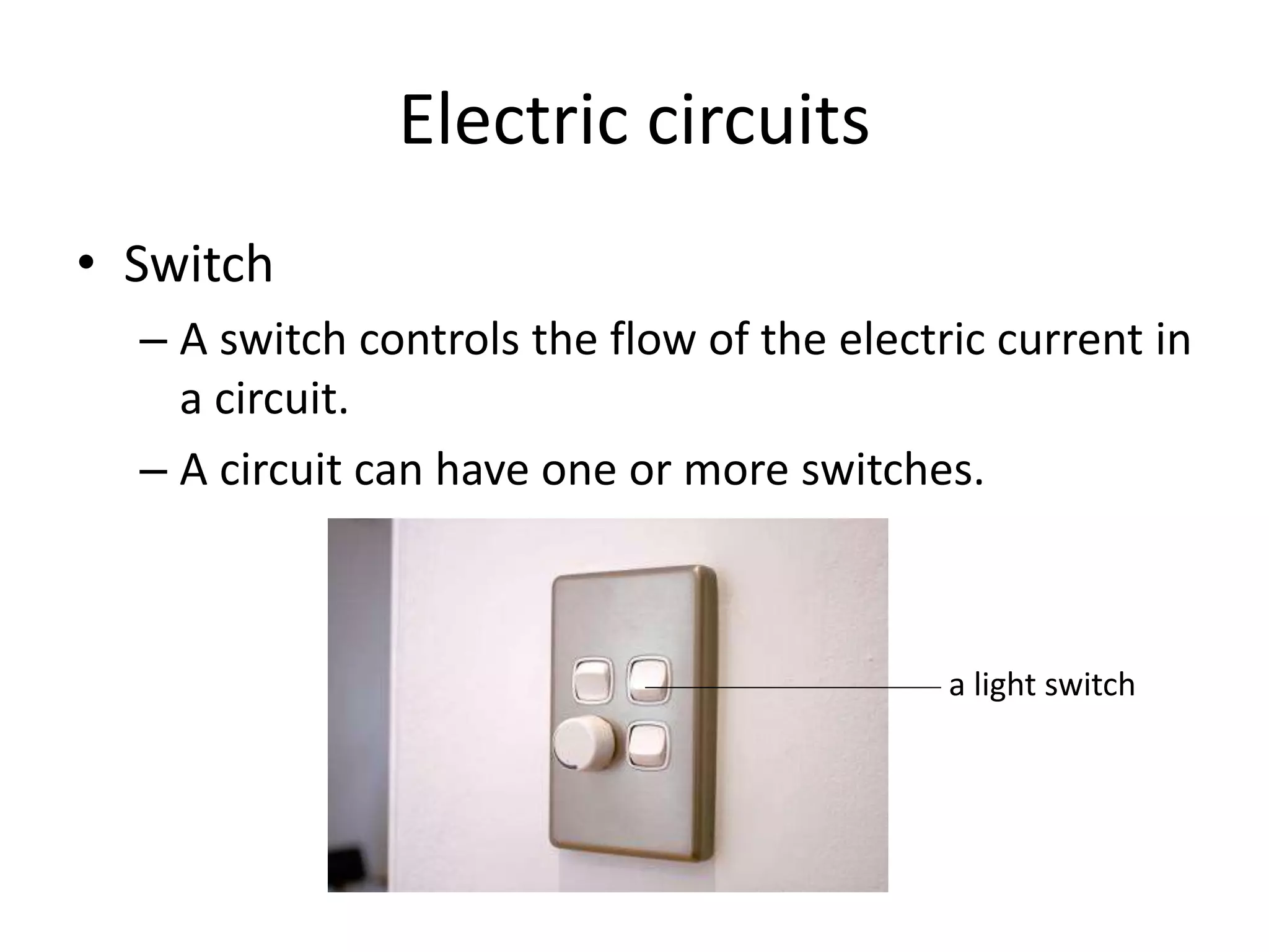 Switches and plugs | PPTX