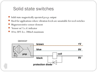 Switches and sensors | PPT