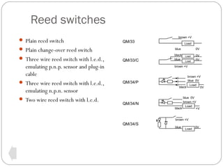 Switches and sensors | PPT