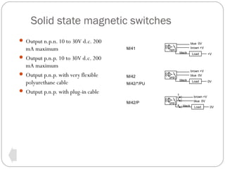 Switches and sensors | PPT