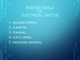 switches manufacturing by jigar.pptx