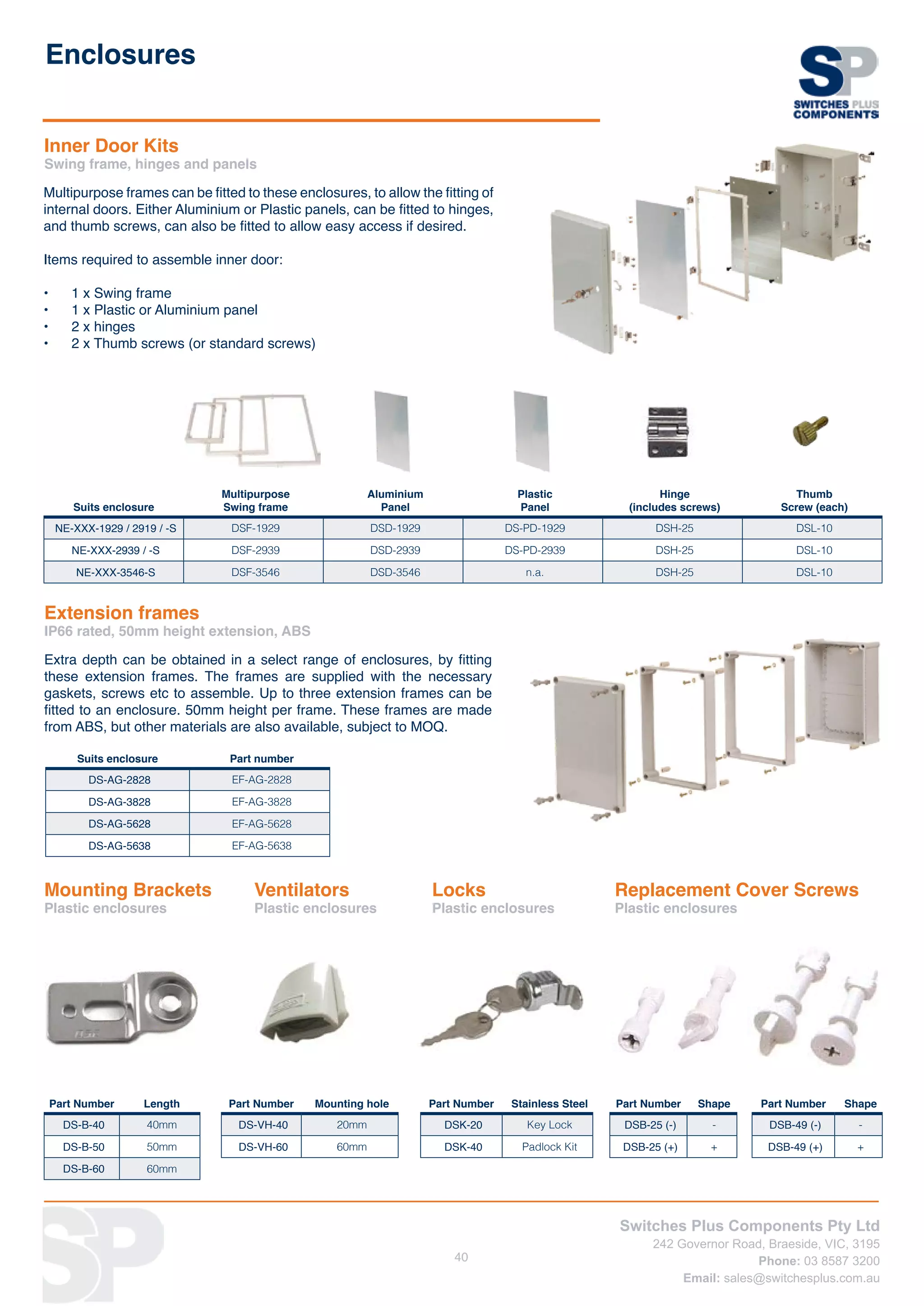 Switches Plus Components Electrical Solutions 2018 | PDF