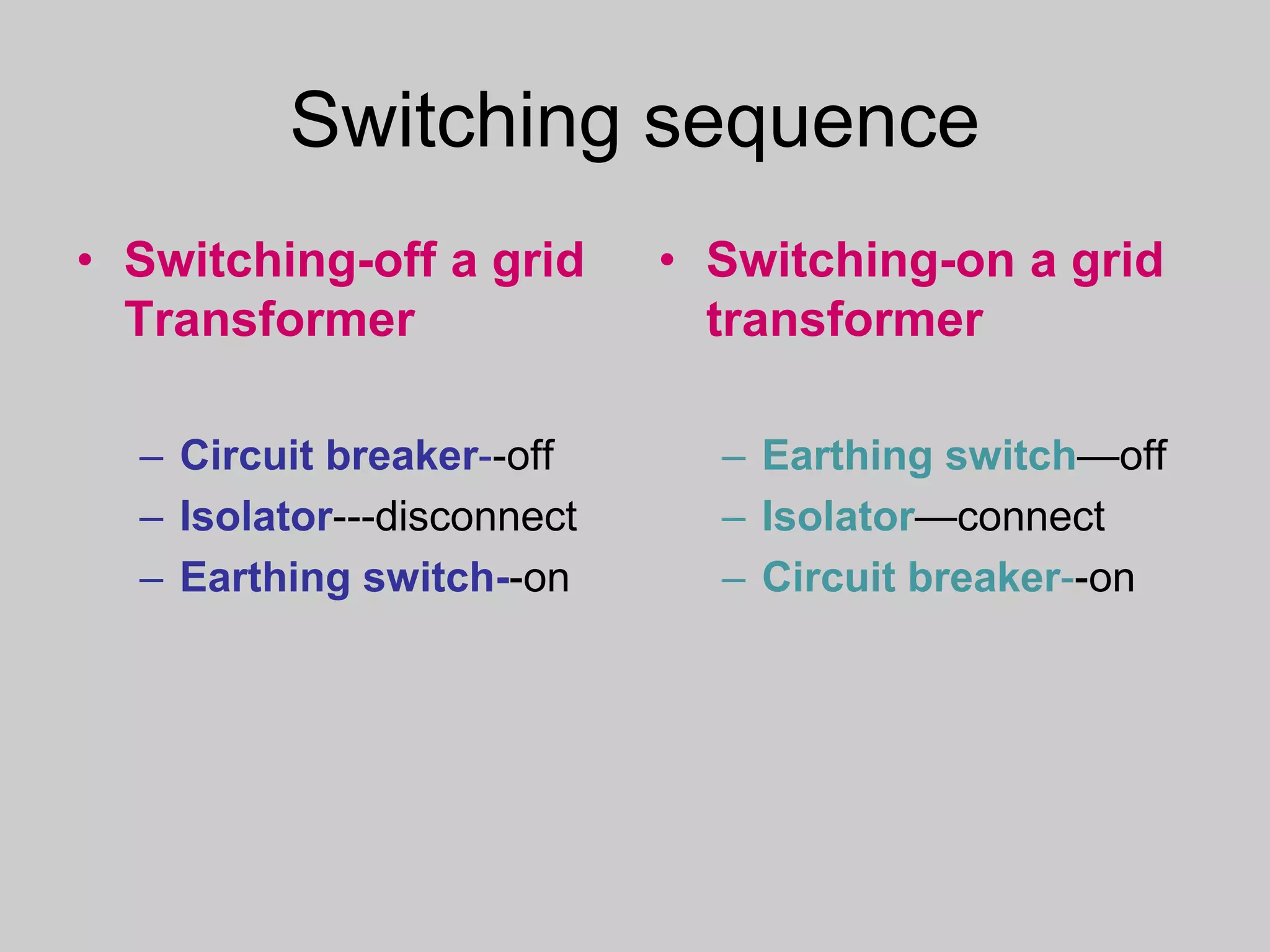 Switchgear - complete guide | PPTX