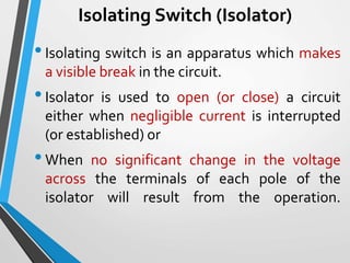 Switchgear and protection engineering Lecture 02.pptx