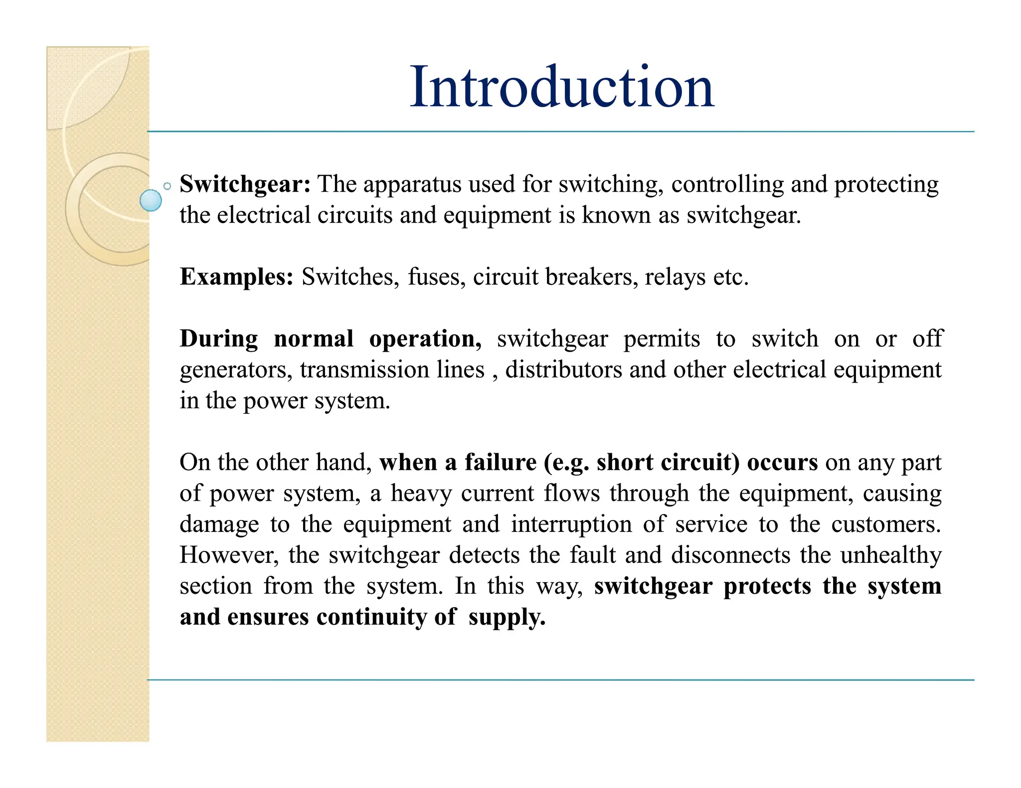Switchgear and Protection_Introduction.pdf