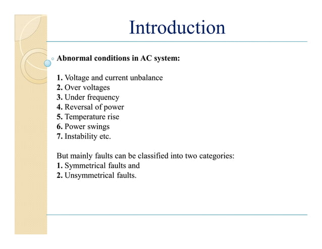 Switchgear And Protection Introduction Pdf