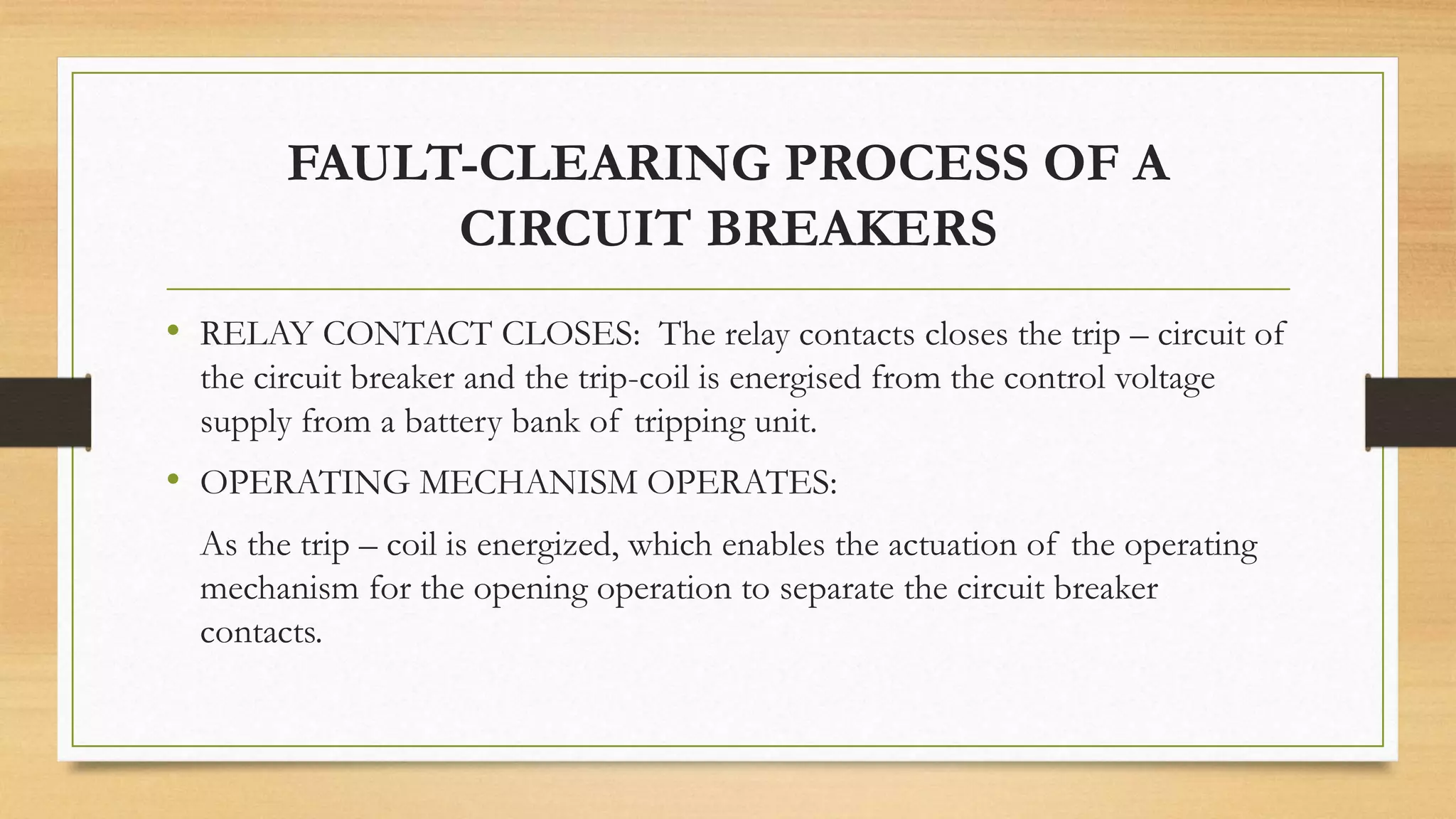 Switchgear and protection lecture 1 | PPTX