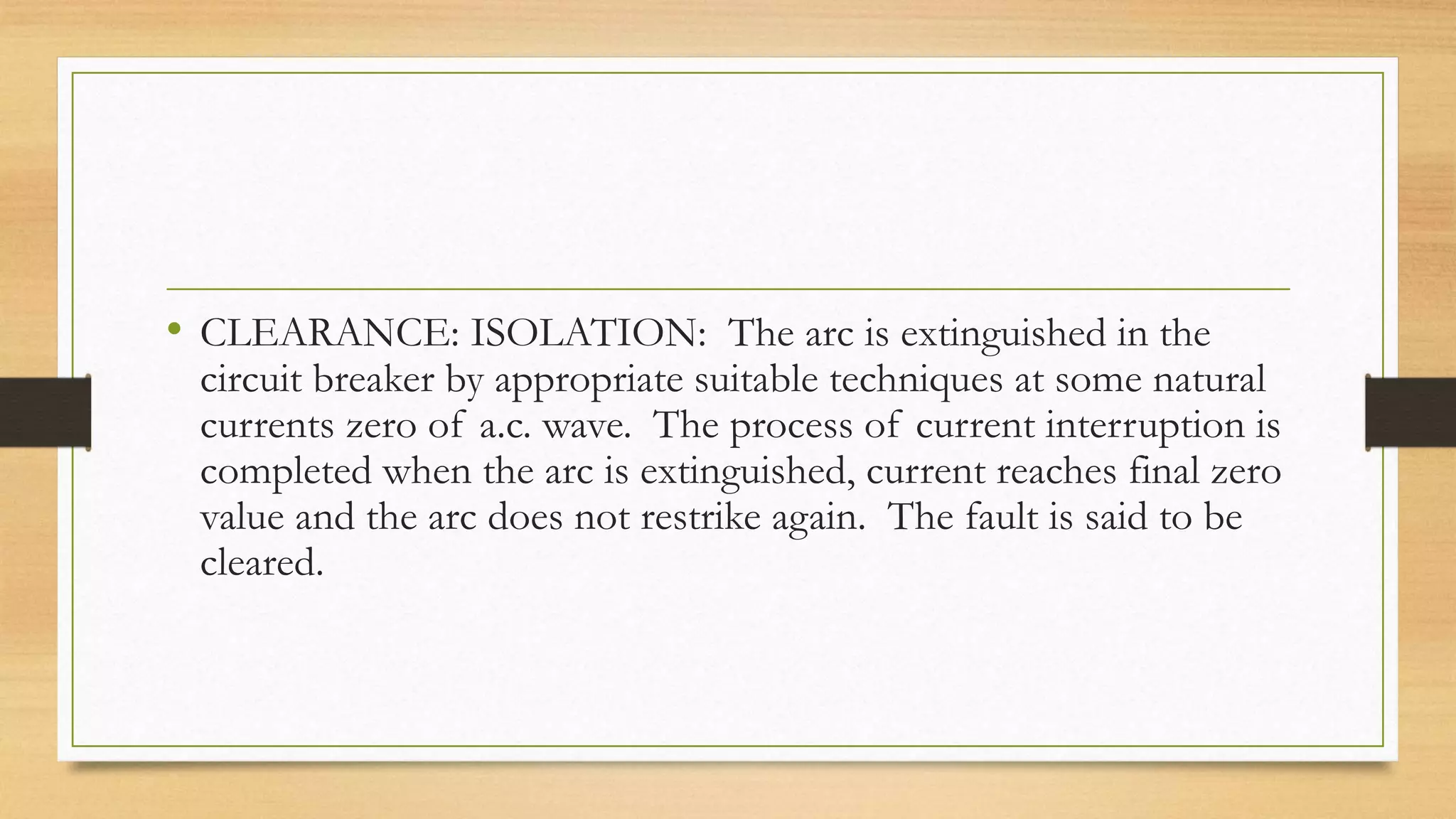 Switchgear and protection lecture 1 | PPTX