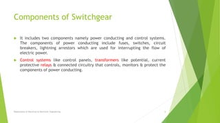 Switchgear Operation | PPTX | Home Appliances | Home & Garden
