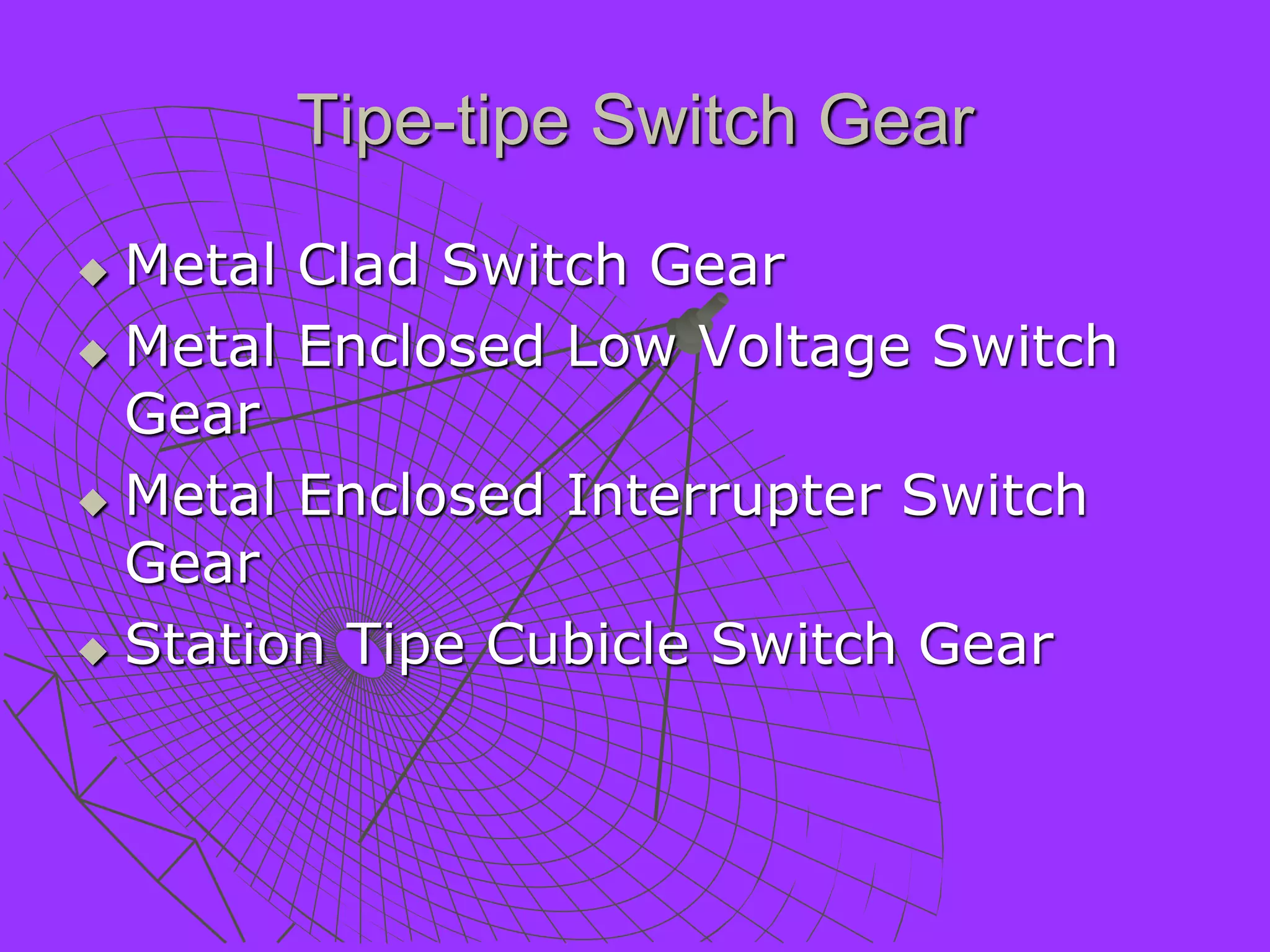 Switch gear presentation | PPTX