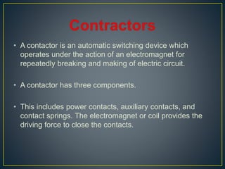 Switchgear, protection and measurement | PPT