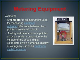Switchgear, protection and measurement | PPTX
