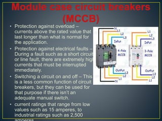 Switchgear, protection and measurement | PPTX