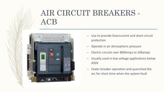 Switchgears and protection devices | PDF