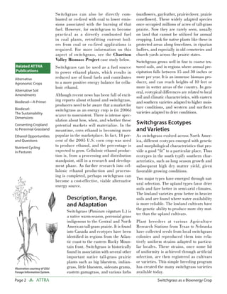 Switchgrass as a Bioenergy Crop | PDF
