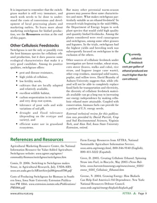 Switchgrass as a Bioenergy Crop | PDF