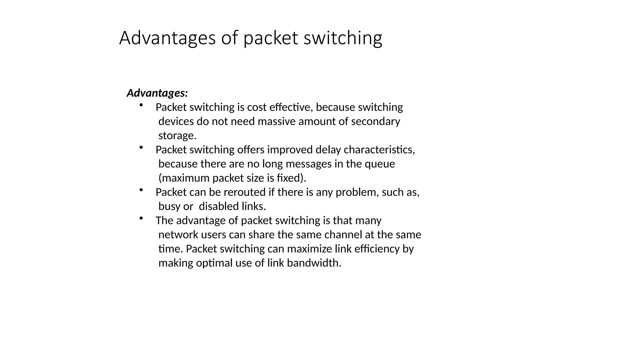 Computer Networks Packet Switchings.pptx