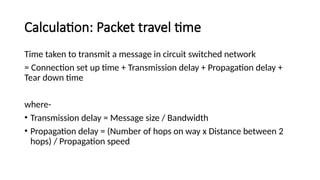 Computer Networks Packet Switchings.pptx