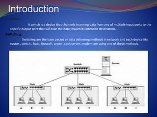 switching technique in computer networks | PPTX | Computer Networking | Computing
