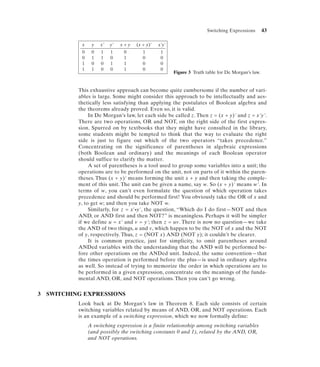 Switching algebra and logic gates | PDF