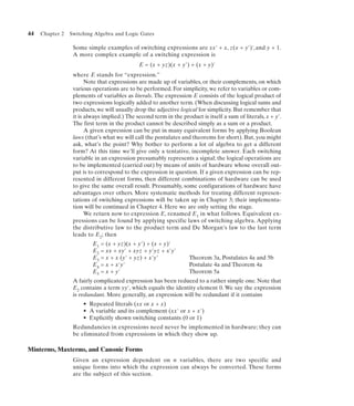 Switching algebra and logic gates | PDF