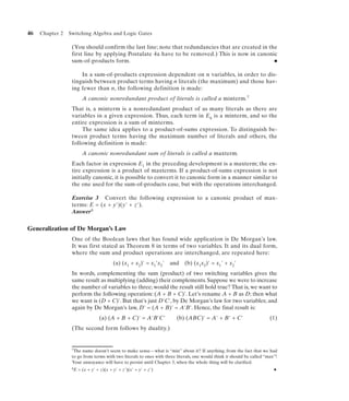Switching algebra and logic gates | PDF