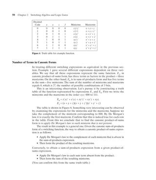 Switching algebra and logic gates | PDF