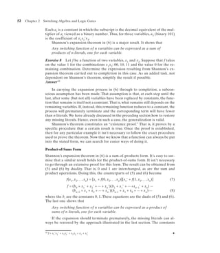 Switching algebra and logic gates | PDF